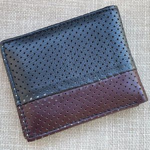 Bags | Men Wallet Dual Color Genuine Leather Bi Fold Card Holder ...